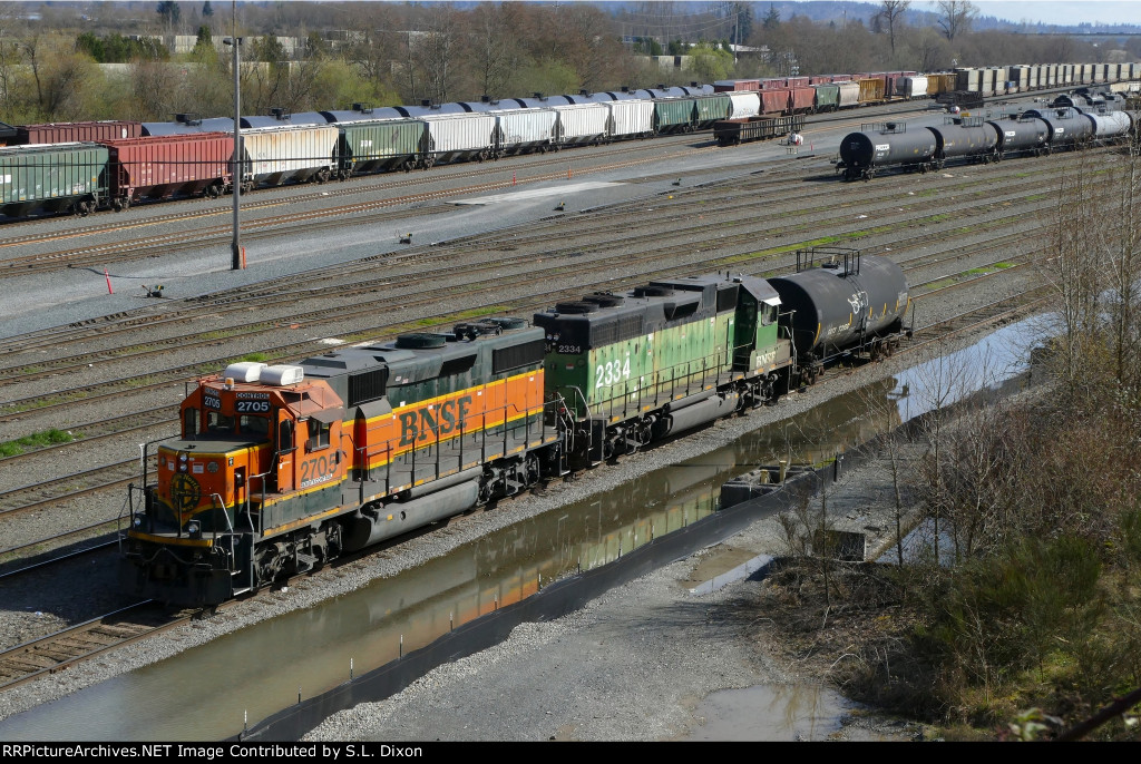 BNSF 2705-2234 at Delta